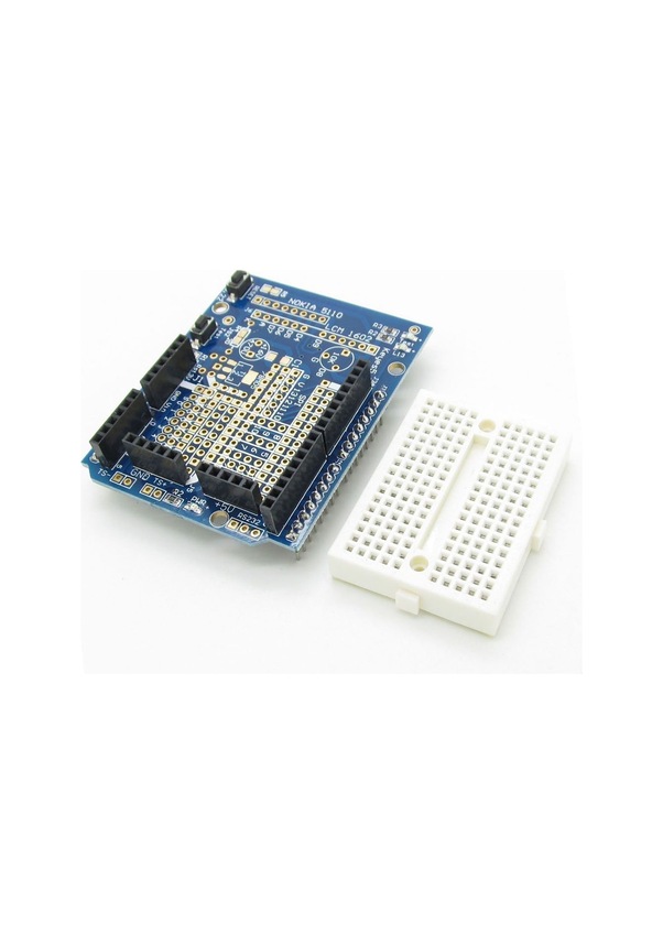 Modülelektronik-Mini Breadboardlu Arduino Uno R3 Proto Shield Kiti ...