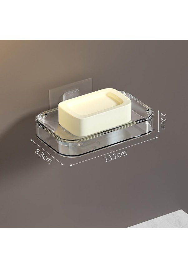 Delikli Olmayan Sabun Kutusu Çift Katmanlı Drenaj Sabun Kutusu Ev Banyo ...