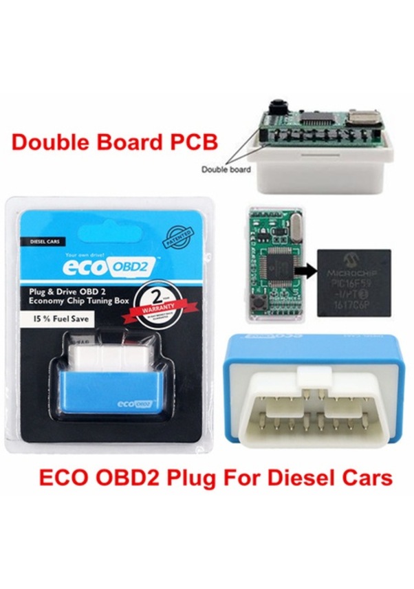 Eko Dizel Çift Kişilik-2 Katmanlı Pcb Ecoobd2 Çip Nıtroobd2 Ayar Kutusu ...
