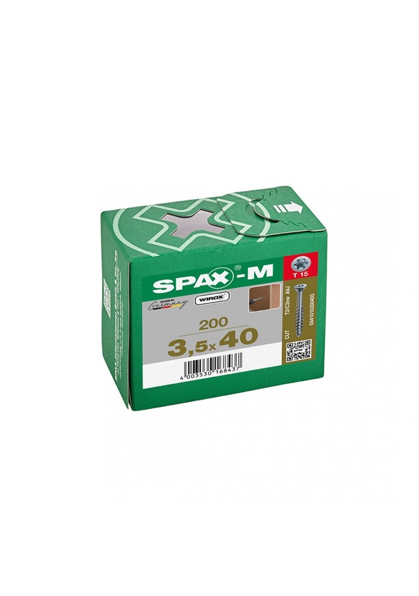 SPAX-M, 3,5 x 40 mm, 200 Adet, Yarım Dişli, Havşa Başlı, Fiyatları ve ...