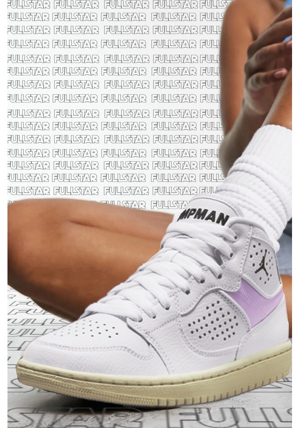 Nike Jordan Access Gs Leather Unisex Sneaker White Hakiki Deri Bilekli ...