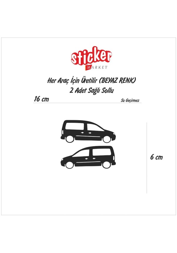 Caddy Basık Araç Sticker Fiyatları ve Özellikleri