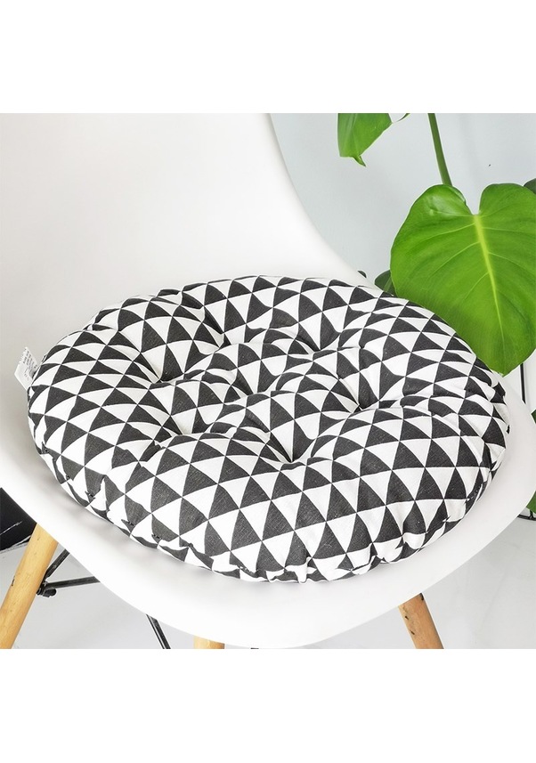 40*40cm Yuvarlak Sandalye Pedi Yumuşak Minder Triangle Fiyatları ve ...