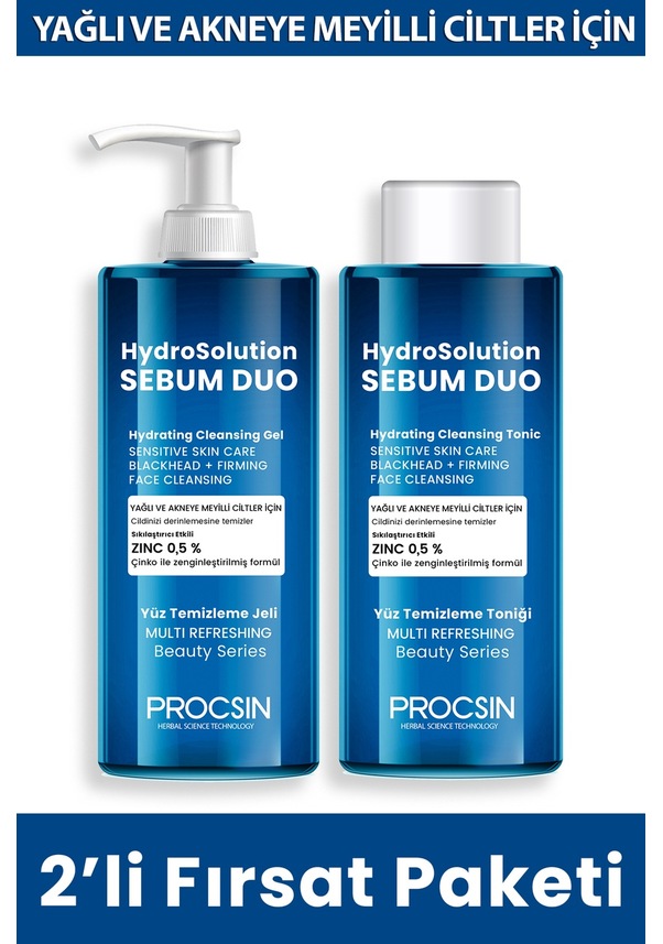 Procsın Hydrosolution Tonik + Jel Paketi Fiyatları ve Özellikleri