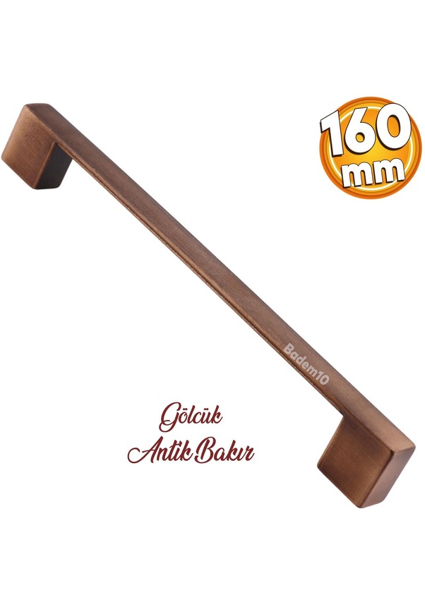 Gölcük 160 Mm Mutfak Kulpu Çekmece Dolap Kapak Kulbu Antik Bakır Metal ...