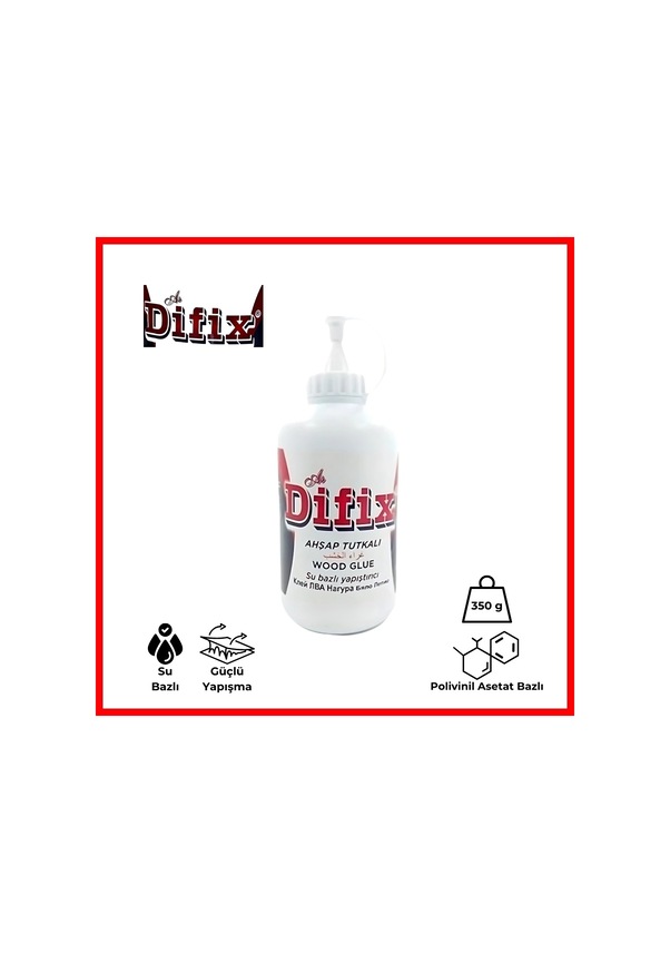 Difix Ahşap Tutkalı, Su Bazlı Yapıştırıcı, 350 Gram Fiyatları ve ...