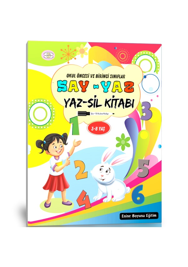 Okul Öncesi Ve Birinci Sınıflar Say-yaz Yaz-sil Kitabı Fiyatları ve Özellikleri
