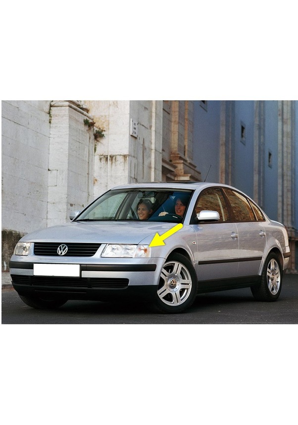 VW Passat B5 1997-00 Ön Sol Sinyal Lambası Beyaz Buzlu 3B0953041C ...