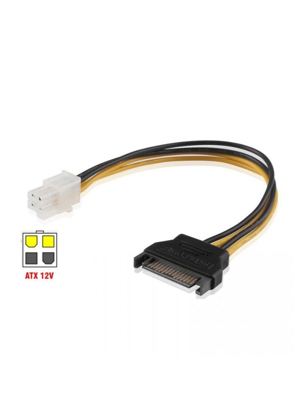 30 cm 15 pin erkek sata to 4 pin kablo 15 pin sata to 4 pin 12v power ...