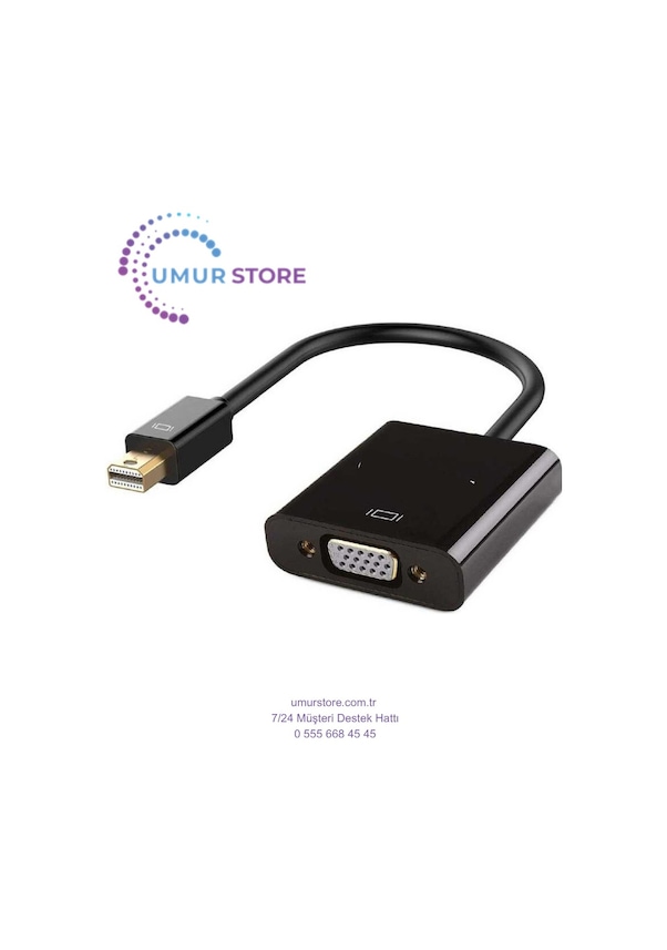 Vga To Mini Display Port Dönüştürücü Adaptör 1080p Full Hd 60hz Görüntü ...