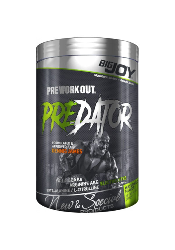 Bigjoy Predator Pre-Workout 510 Gram - Nitrik Oksit Pump+Hediye ...