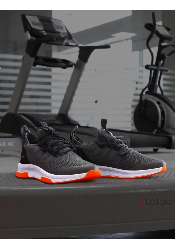 Letao Hafif Günlük Unisex Spor Yürüyüş Sneaker Ayakkabı 2112 001 Füme - Turuncu 36 Fiyatları ve ...