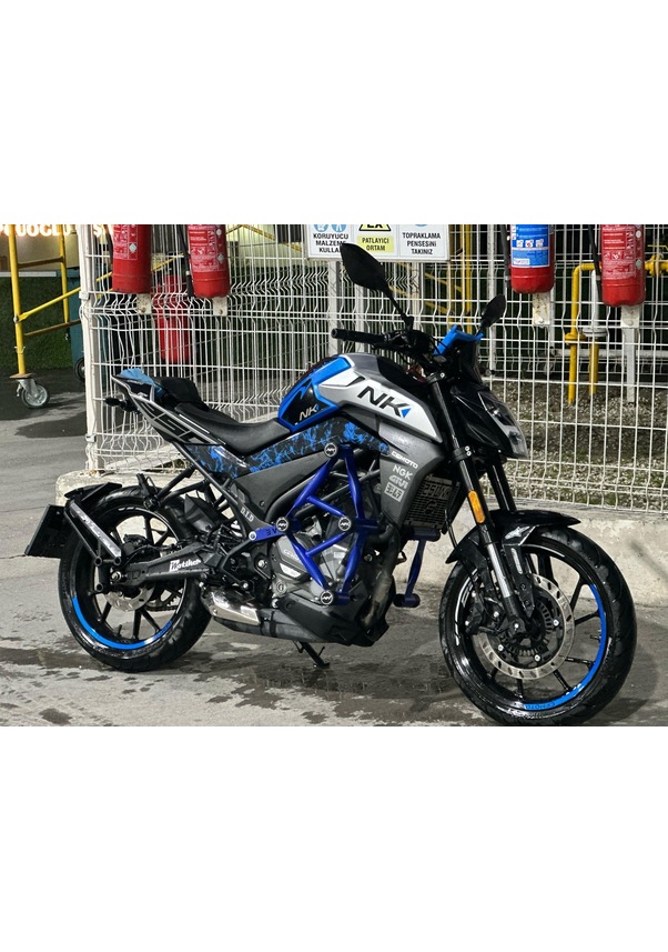 Cf Moto Nk 250 Sticker Orta Şase Duman Modeli Mavi Fiyatları ve Özellikleri