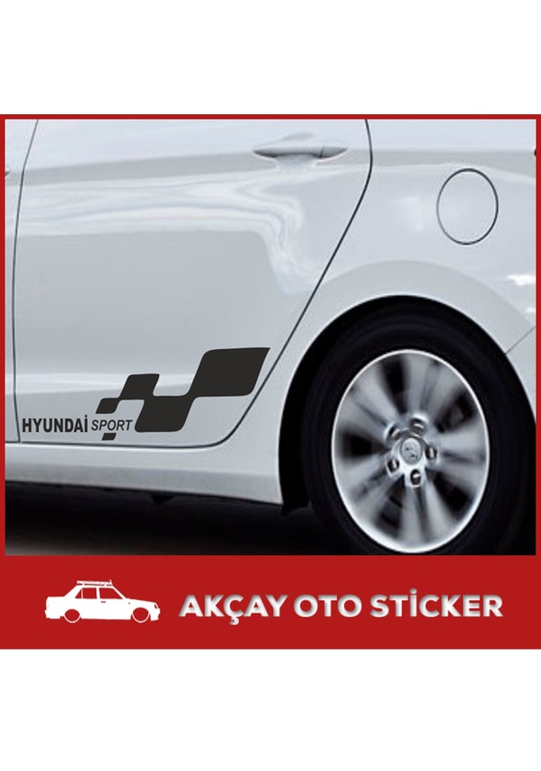 Hyundai Sport Sticker Hyundai Sticker Hyundai Oto Sticker Fiyatları ve ...