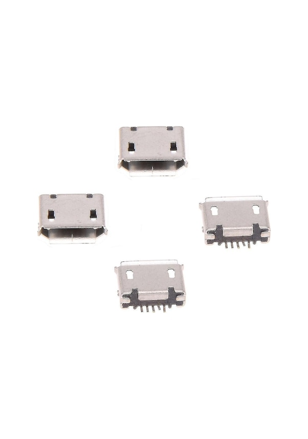 10 Adet Micro Usb Tip B Soket 180 Derece 5-pin Smd Smt Lehimleme ...