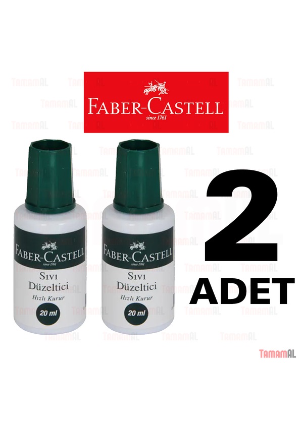 Faber Castell Fırçalı Sıvı Düzeltici Daksil daktil 2 Adet Fiyatları ve ...