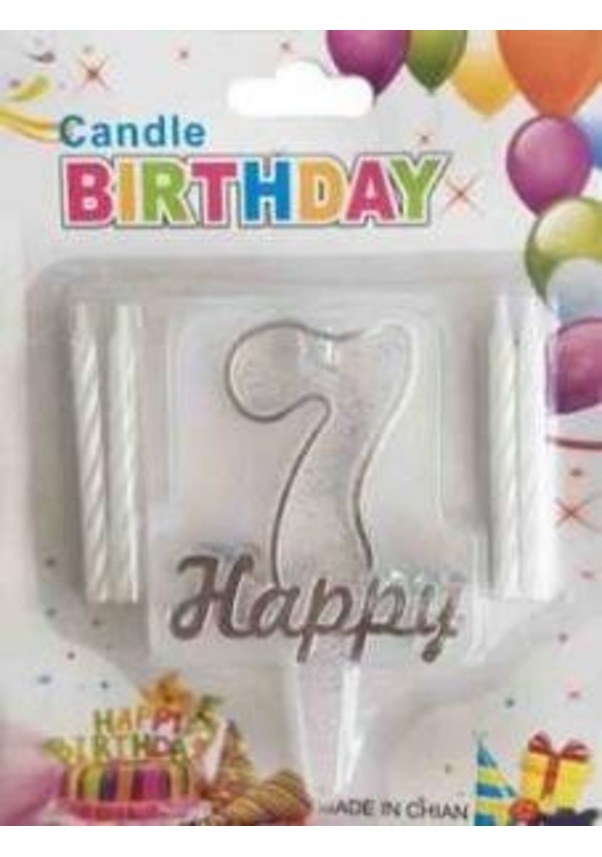Mum 7 Yaş Happy Yazılı Gümüş 1 Adet Fiyatları ve Özellikleri