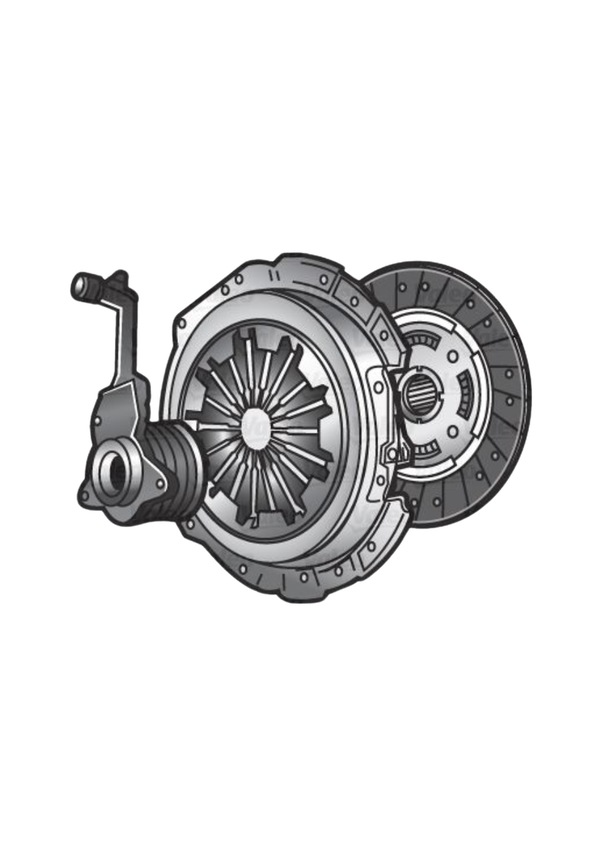 Debrıyaj Setı Baskı+dısk+hıdrolık Rulman Megane Iı Kangoo Clıo Iıı ...