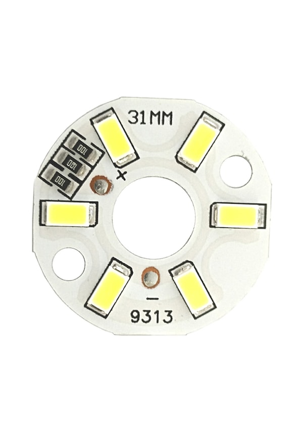 5730 5V 3W 32mm Beyaz Led Modül Aluminyum Pcb 6 Led Lamba Aydınla Fiyatları ve Özellikleri