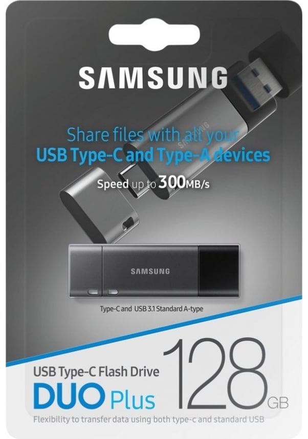 Samsung Duo Plus 128 GB 300 MB/S USB 3.1 Flash Bellek Fiyatları ve ...
