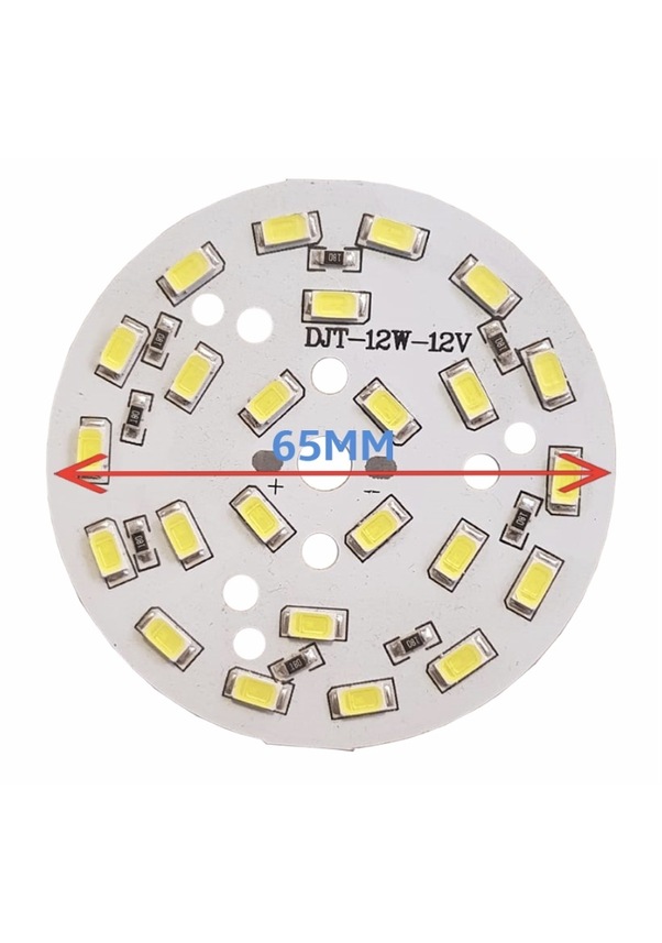 12 Volt 12 Watt Smd 5630 Ledli Hazır Led Modül 65 Mm Beyaz (3 Adet ...