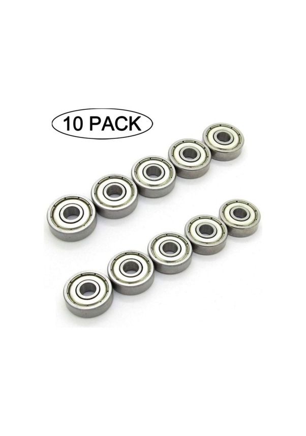 10 Adet 625zz Rulman - Metal Mühürlü Çok Amaçlı Bilye Rulman - 5x16x5 ...