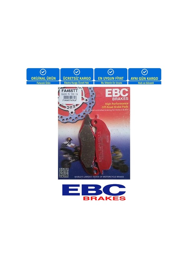 Org Ön Fren Balatası Ebc Fa465Tt Fiyatları ve Özellikleri