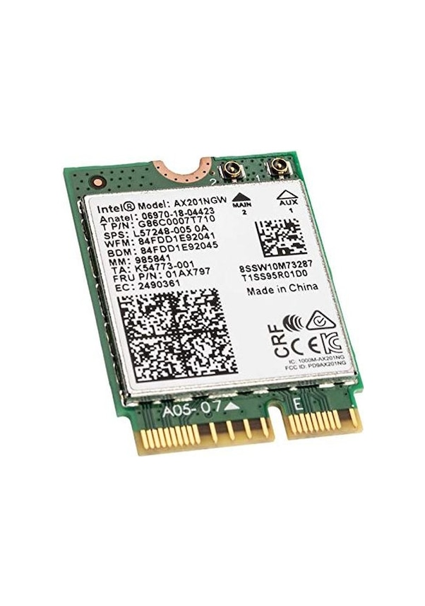 Intel AX201NGW Wi-Fi 6 Dual Band M.2 Wi-Fi Card Fiyatları ve Özellikleri