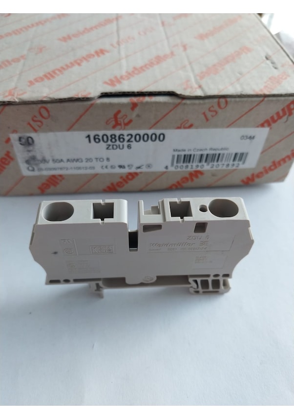 Weidmüller Zdu 6 Yay Bağlantılı Klemens Fiyatları ve Özellikleri