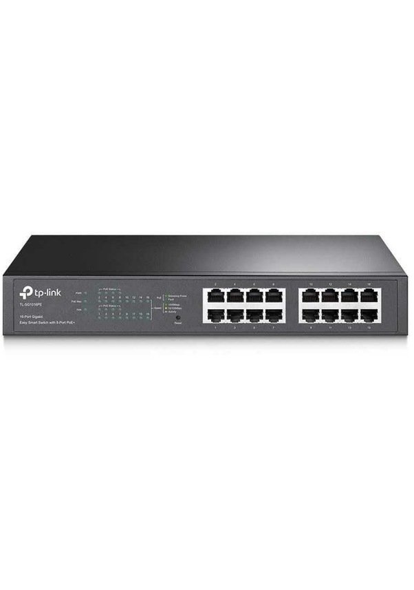 TP-Link TL-SG1016PE 16-Port Gigabit Easy Smart 8 Port Poe Destekli ...