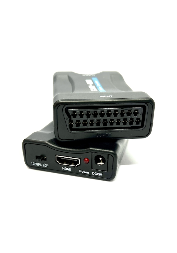 Scart Hdmı Kompozit Video Dönüştürücü + Ses Scart To Hdmi Çeviric ...