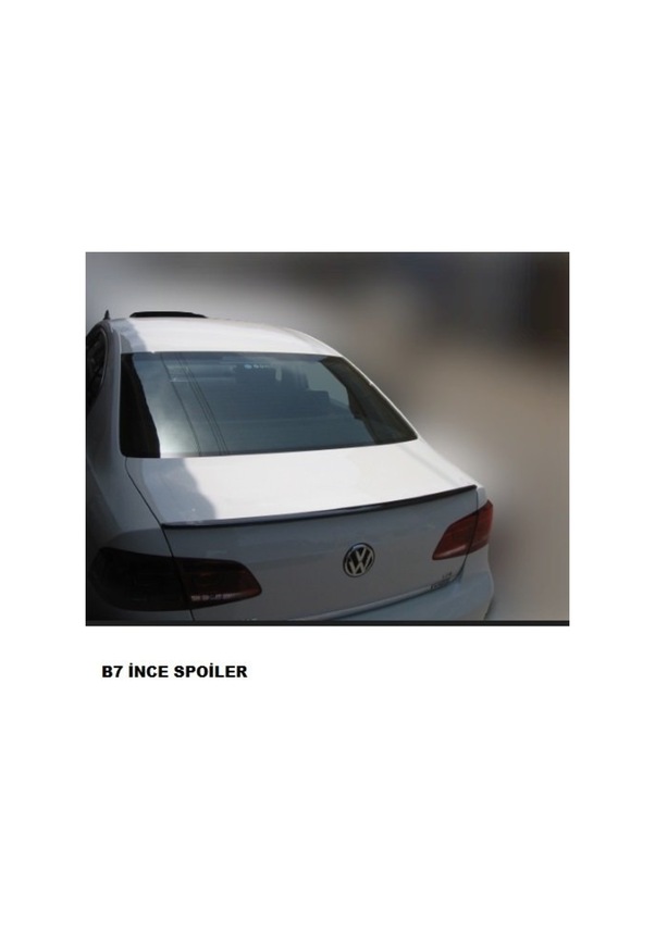 Volkswagen Passat B7 Spoiler İNCE ANATOMİK Fiyatları ve Özellikleri