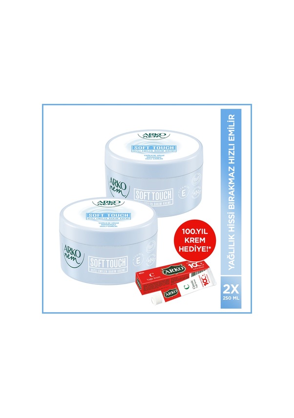 Arko Nem Hızlı Emilen Soft Touch Krem 2 x 250 ML Fiyatları ve Özellikleri