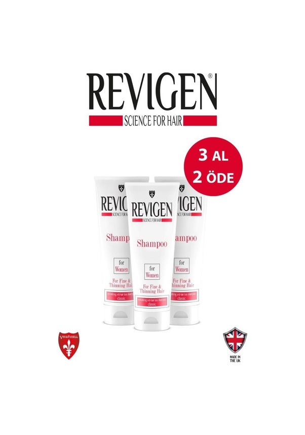Revigen For Women Classic Şampuan 3 x 300 ML Fiyatları ve Özellikleri