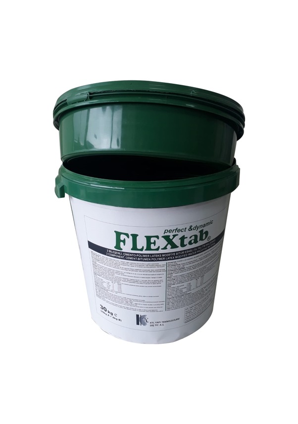 Flex2K Çift Bileşenli Çimento Polimer Lateks Modifiye Bitüm Esasl ...