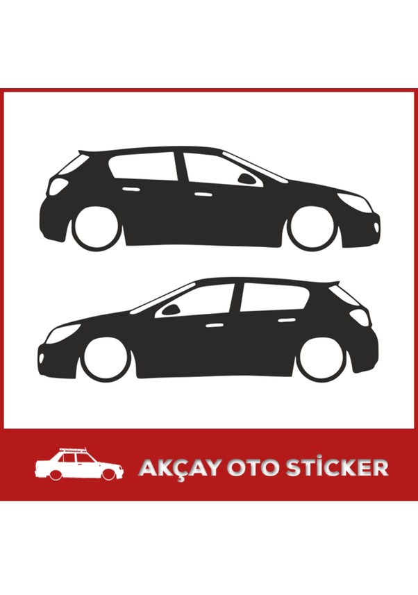 Opel Astra H Basık Sticker Astra Gölge Sticker Astra H Sticker ...