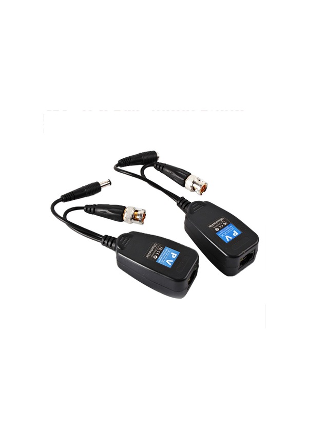 1 Çift 1ch Rj45 Cctv Balun Video Hdcvı/hdtvı/ahd Analog Yüksek Tanımlı ...
