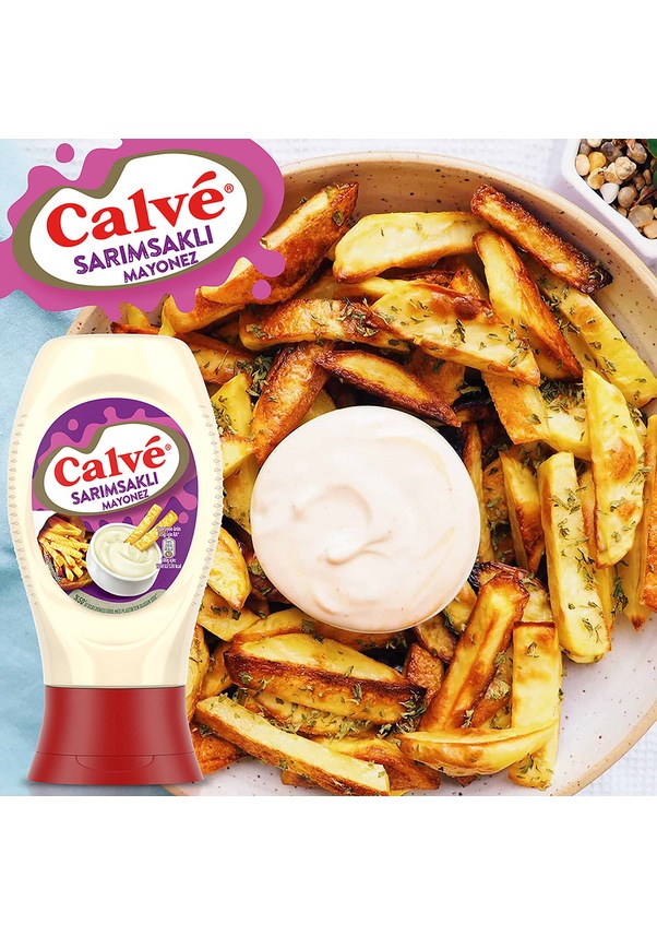 Calve Ranch Sos 245 G + Sarımsaklı Mayonez 245 G + Acı Peri Peri 245 G ...