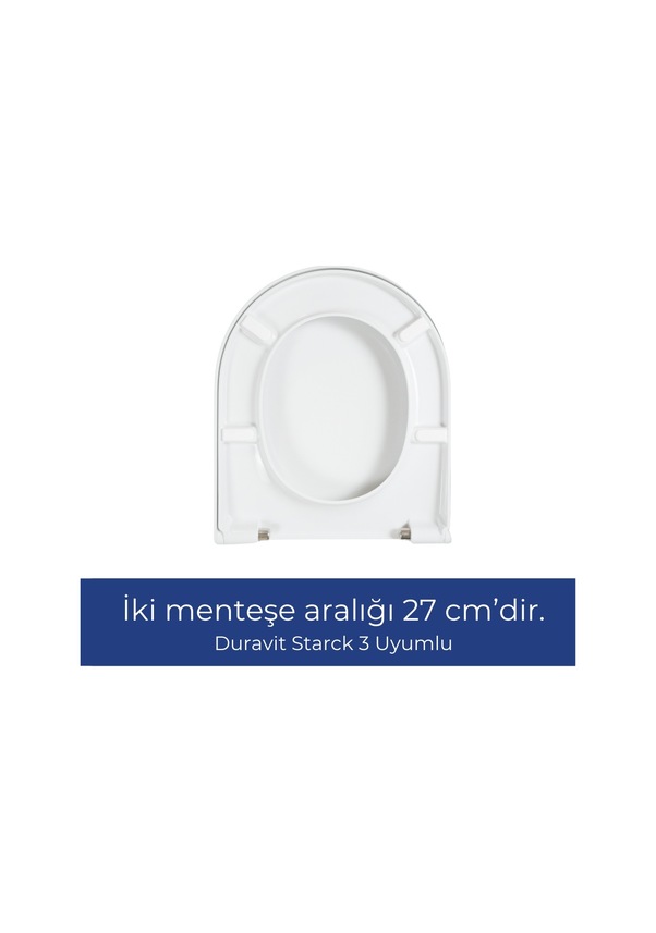 Duravit Starck 3 Uyumlu Klozet Kapağı Yavaş Kapanır Fiyatları ve ...