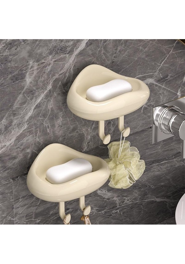 Ev Kullanımı İçin Krem Hava Sabunu Kutusu Duvara Monte Delikli Olmayan ...