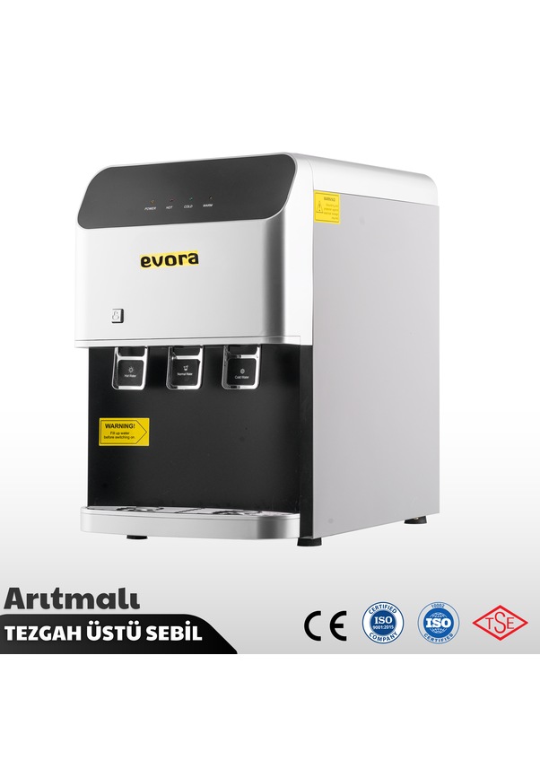 Tezgah Üstü Sıcak Soğuk Arıtmalı Su Sebili Gri Premium Fiyatları ve ...