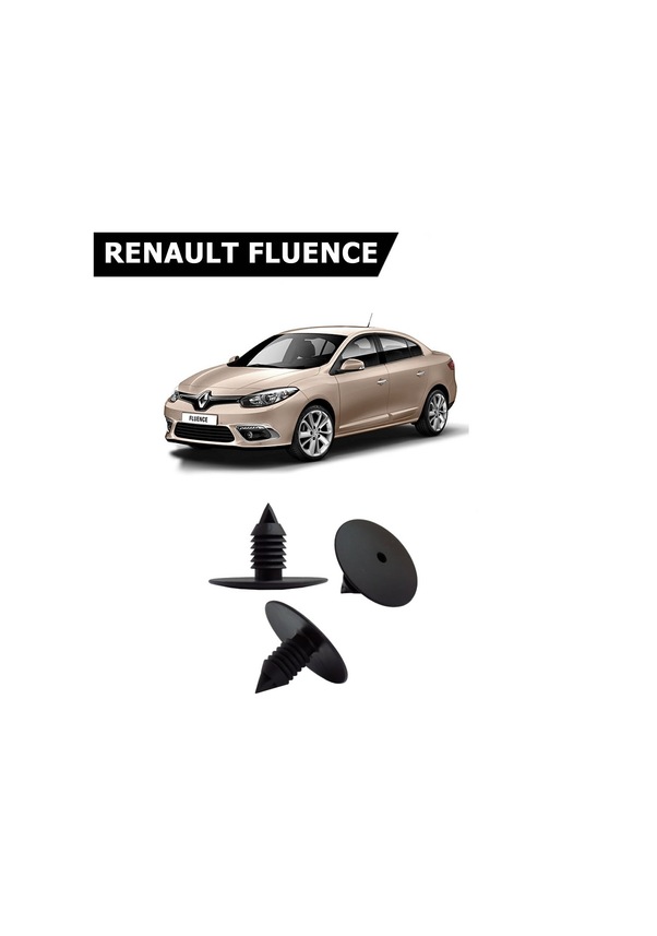 Renault Fluence Davlumbaz Klipsi 7703077435-7703077225 453681731 ...