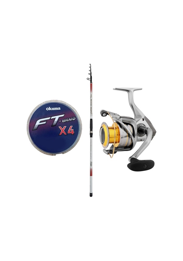 Yekoutdoor Profesyonel Surf Olta Seti Kendo Atlantic Surf 4.20m 100 ...