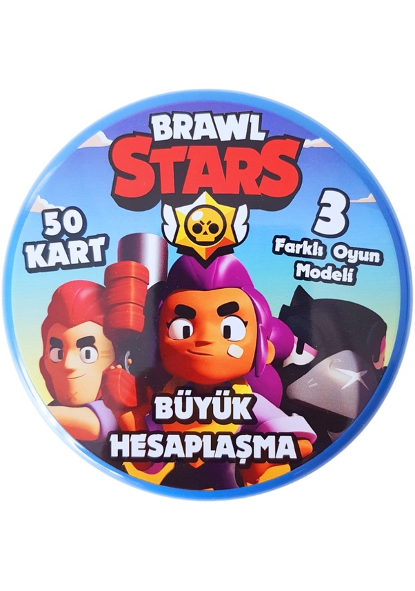 Brawl Stars Büyük Hesaplaşma Kartları 50 Adet Metal Kutu Oyunu ...