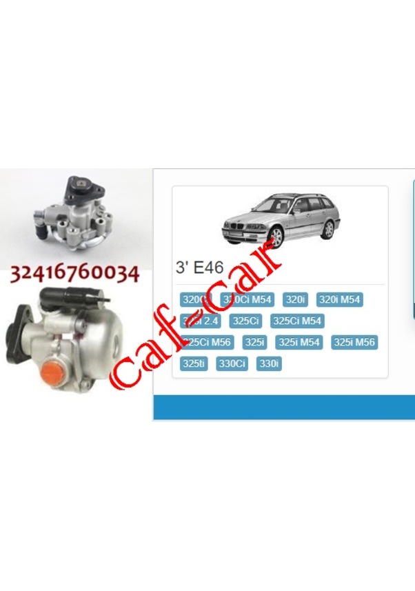 Bmw E46 M54 Motor Direksiyon Pompası Power 32416760034 Fiyatları ve ...