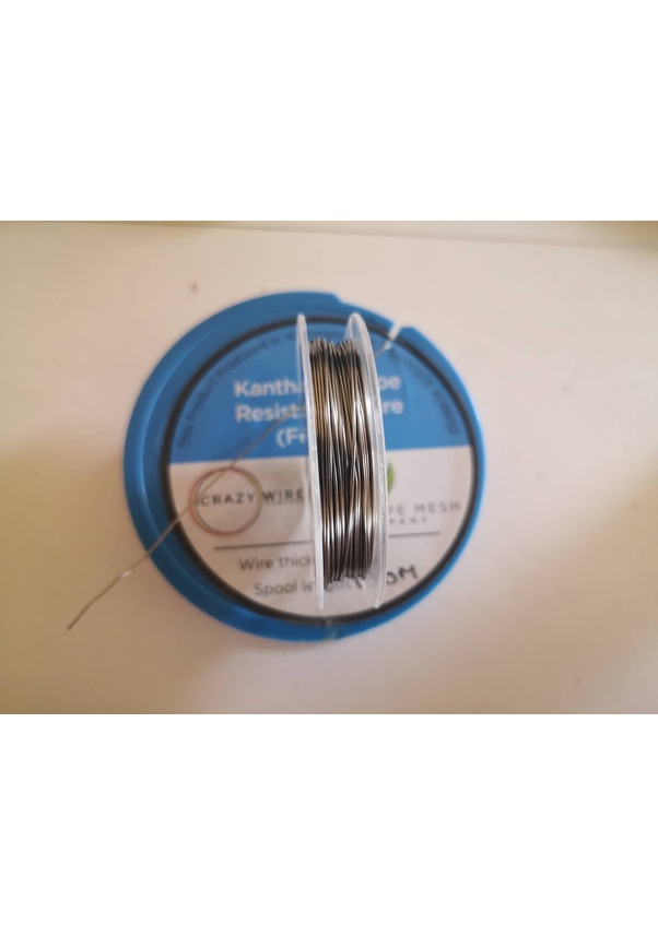 CRAZY WİRE 27 AWG kANTHAL A1 MAKARA TEL 25 FEET Fiyatları ve Özellikleri