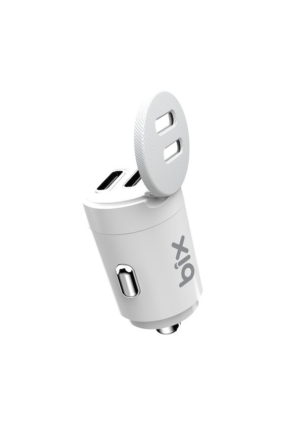 Bix Bxcc65c 65w Çift Portlu Usb-c Mini Araç İçi Şarj Cihazı Beyaz ...