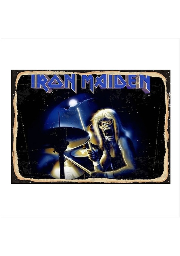 Iron Maiden Ahşap Poster 10 15 Cm Fiyatları ve Özellikleri