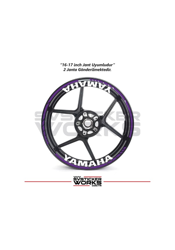 Yamaha Yazılı Jant Sticker Dış Ve İç Set Sticker Jant Şeridi Fiyatları ...