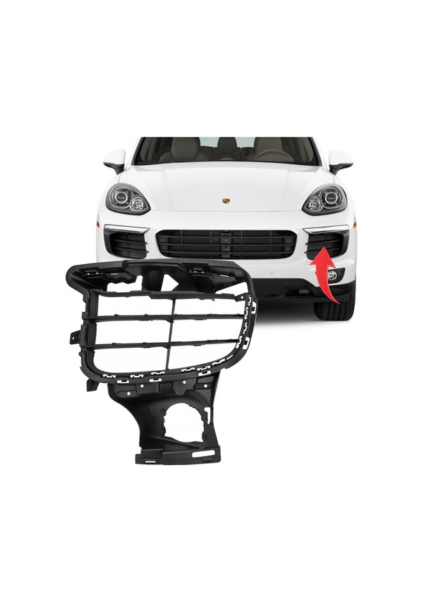 Cayenne Ön Tampon Izgarası Sol İç 2015-2018 95850568140 Fiyatları ve ...